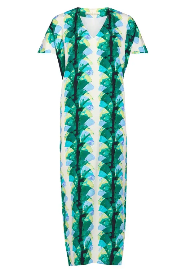 MARIE OLIVER Nina Printed Caftan - Gingko