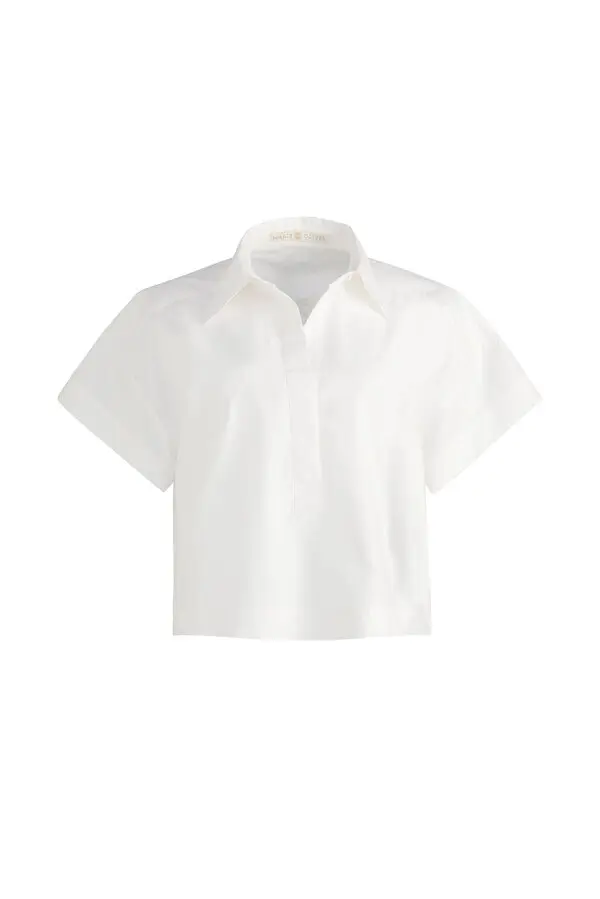 MARIE OLIVER Evelyn Crop Top - Optic