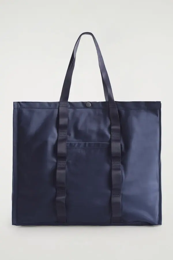 Cos Transit Tote Bag Nylon - Navy