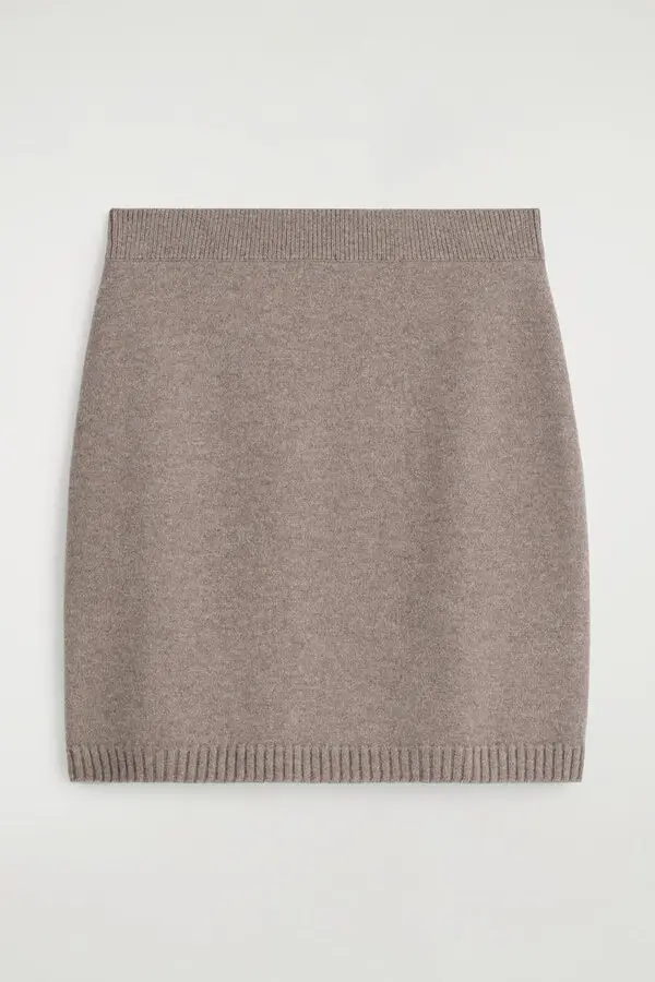 Cos Merino Wool Mini Skirt