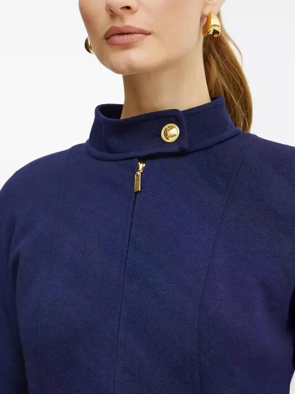 Luisa Spagnoli High-neck Zip-up Dress