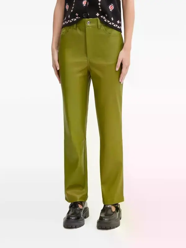 NEVER FULLY DRESSED Embroidered-pocket Trousers