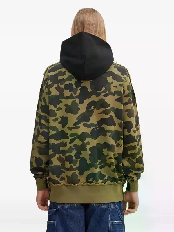 A BATHING APE Camouflage-print Hoodie