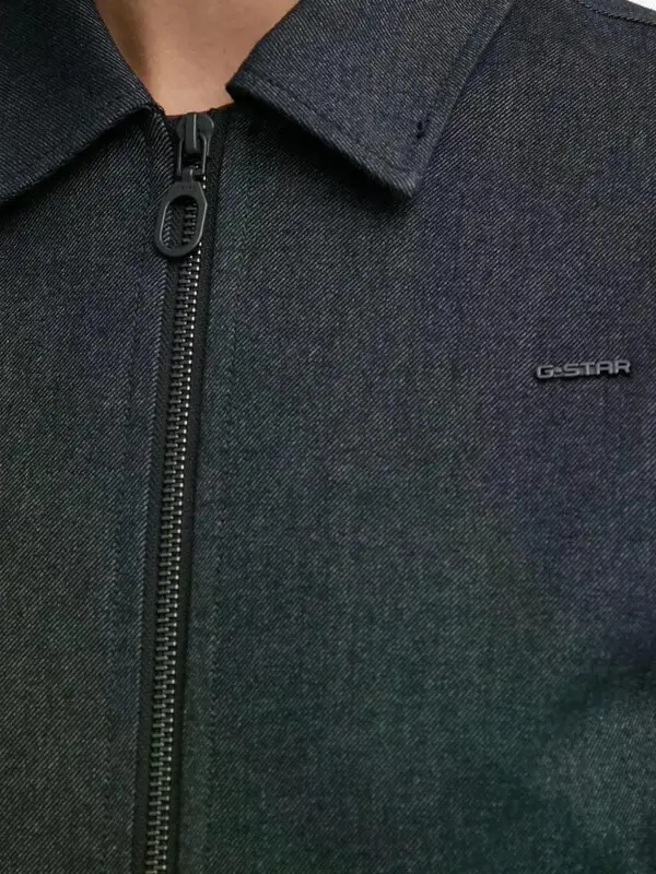 G-star Raw Logo-plaque Collared Jacket