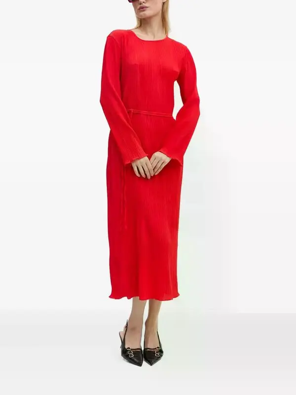 NEVER FULLY DRESSED Long-sleeve Midi Dress