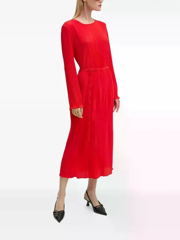 NEVER FULLY DRESSED Long-sleeve Midi Dress