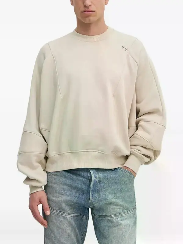 HELIOT EMIL Panelled Crew-neck Sweatshirt