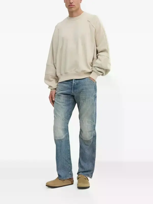 HELIOT EMIL Panelled Crew-neck Sweatshirt