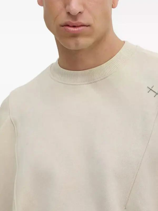 HELIOT EMIL Panelled Crew-neck Sweatshirt