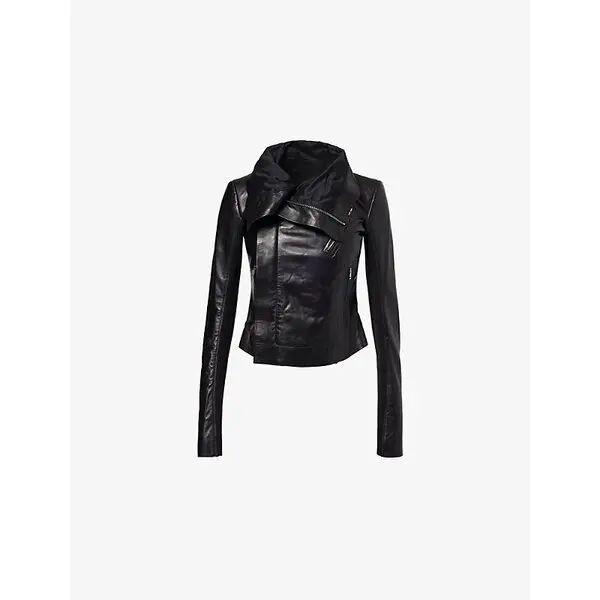 Rick Owens Classic Slim-fit Leather Biker Jacket