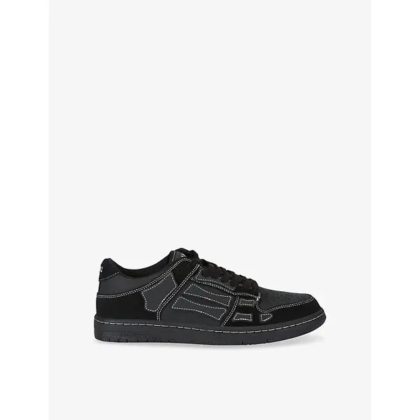 Amiri Skel Low Leather Trainers - Black