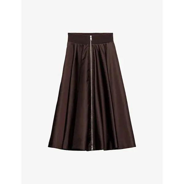 Prada Re-nylon Woven Midi Skirt
