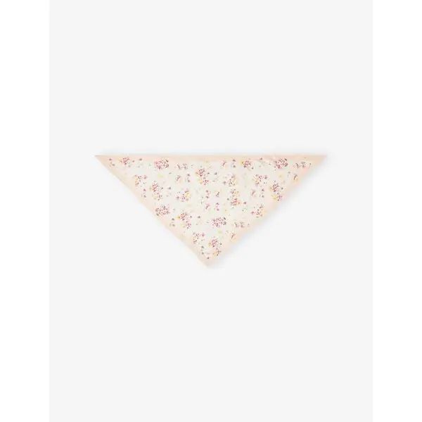 Prada Floral-print Silk-twill Scarf - Pink