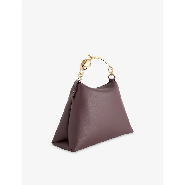 Erdem Large Bloom Leather Shoulder Bag