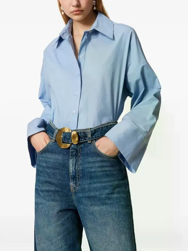 TWINSET Wide-cuff Button-down Shirt