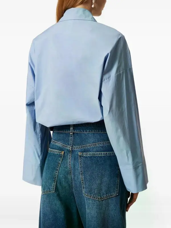 TWINSET Wide-cuff Button-down Shirt