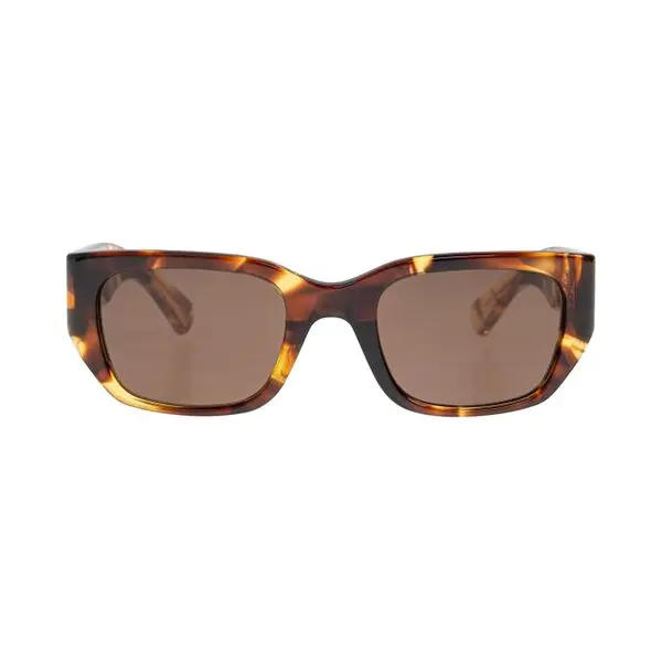 Bottega Veneta Rectangular Sunglasses - Brown