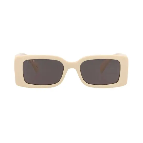 Gucci Square Frame Sunglasses - Cream