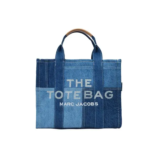 Marc Jacobs Denim Small Tote Bag - Blue