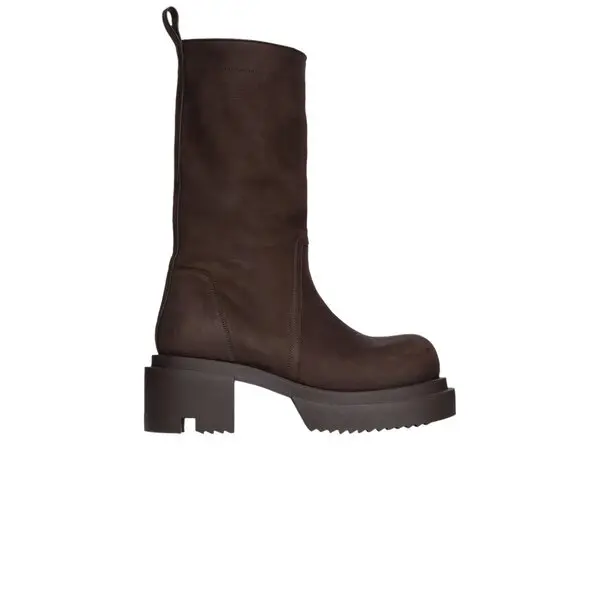 Rick Owens Concordians Calf Bogun Boots - Brown