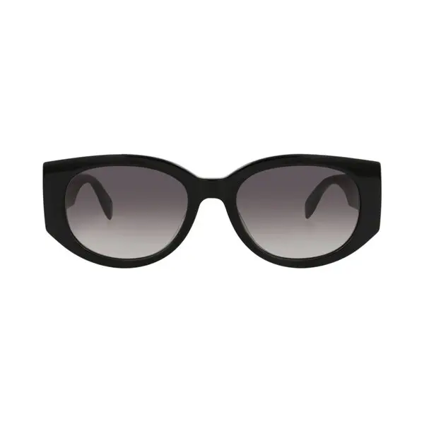 Alexander McQueen Round Frame Sunglasses - Black