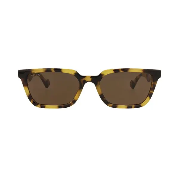 Gucci Square Frame Sunglasses - Yellow