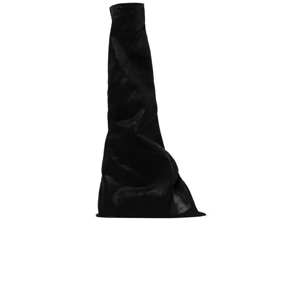 Rick Owens Fetish Denim Boots - Black