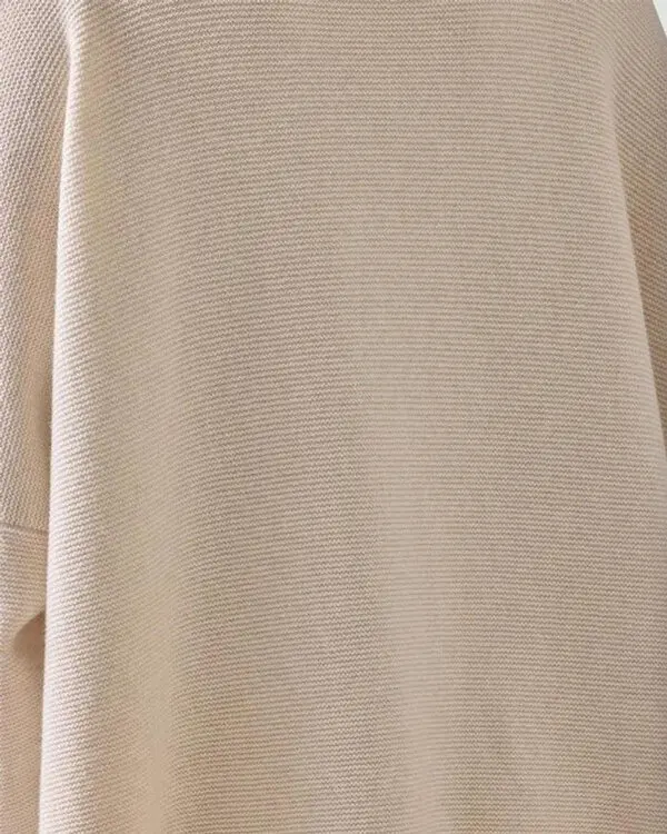 Eskandar Slim Sleeve Monks Top - Undyed