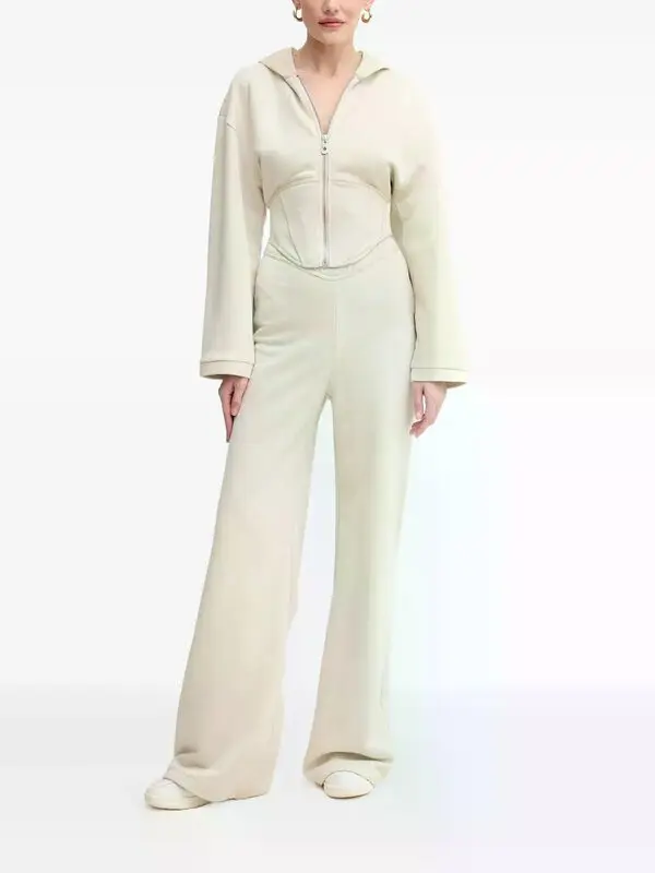 Pinko Corset Waist Wide Leg Trousers