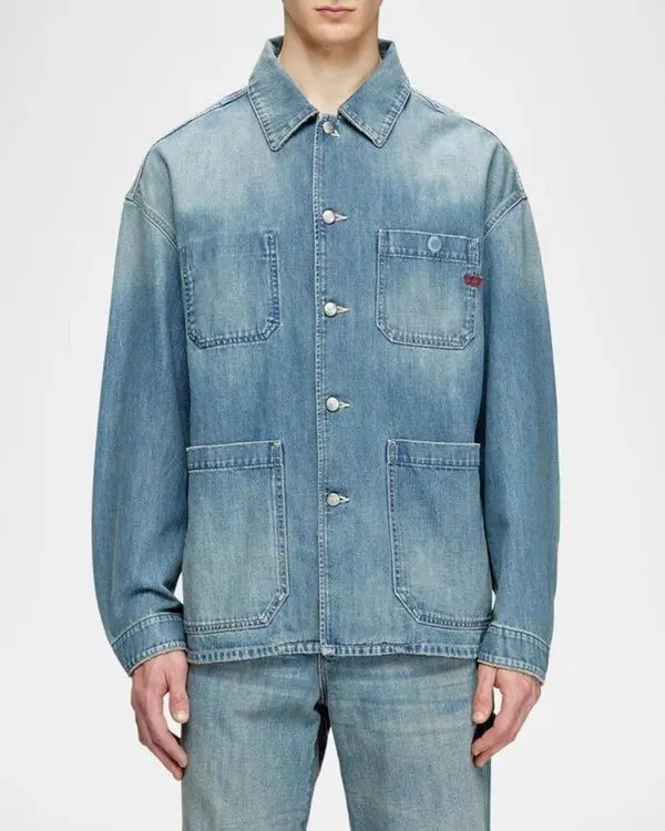 DIESEL® D-stack-u Four-pocket Jacket - Denim