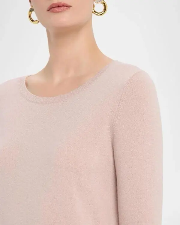 Neiman Marcus Cashmere Knit Top - Nude