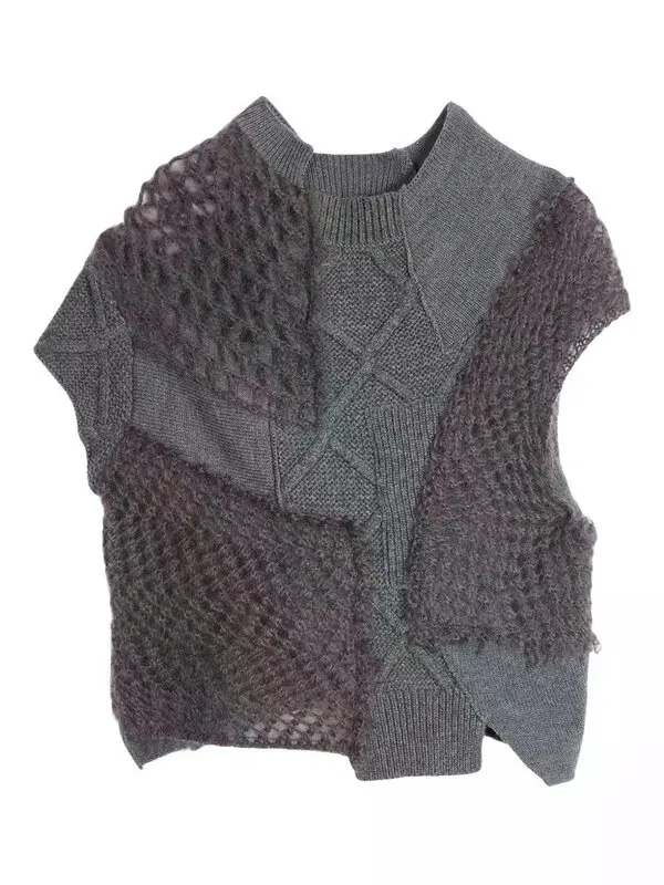 Ports 1961 Patchwork-design Sweater