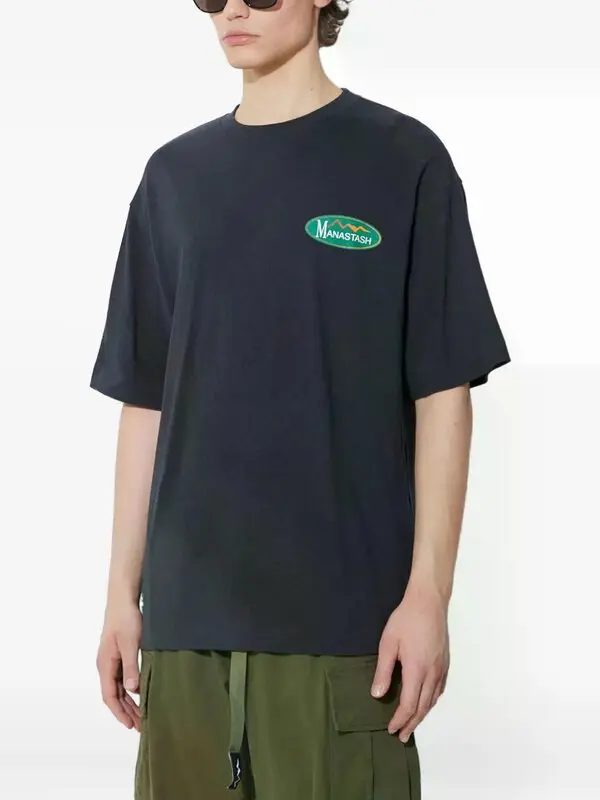MANASTASH Mountain-logo T-shirt