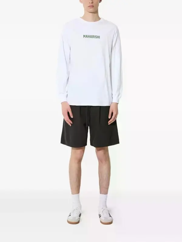 MANASTASH Elastic-waist Shorts With Patch Pockets