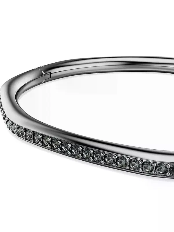 SWAROVSKI Dextera Faceted Crystal Bangle - Grey