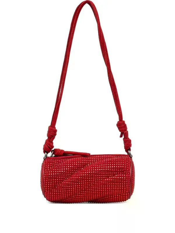 Fiorucci Mella Crystal-embellished Shoulder Bag - Red