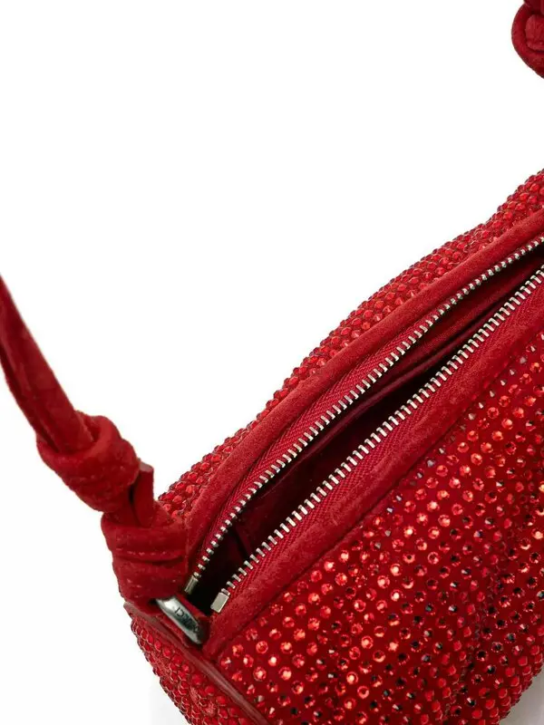 Fiorucci Mella Crystal-embellished Shoulder Bag - Red