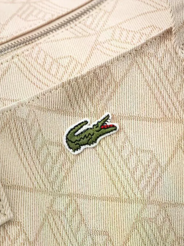 Lacoste Geometric-pattern Tote Bag - Neutrals