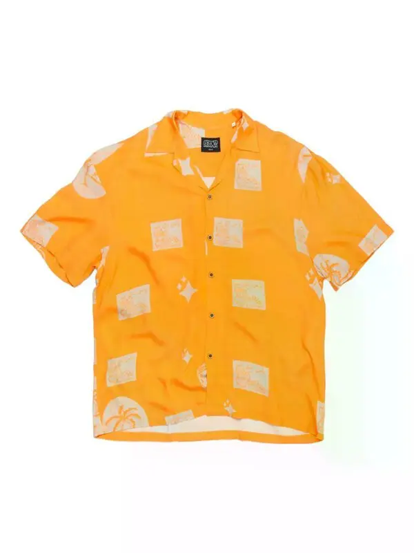 PAS DE MER Midnight Desert Shirt - Orange