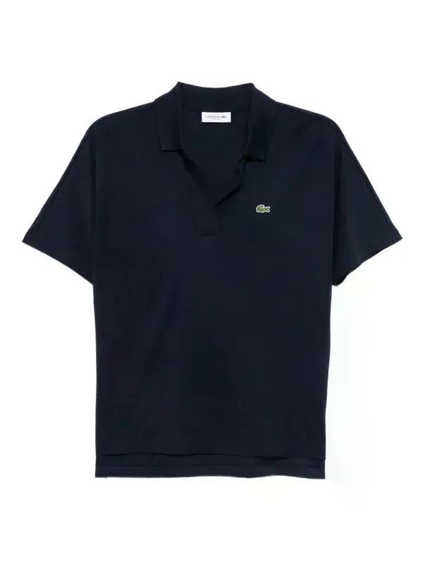 Lacoste Fluid Pique Top - Blue