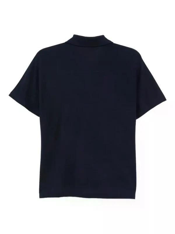 Lacoste Fluid Pique Top - Blue
