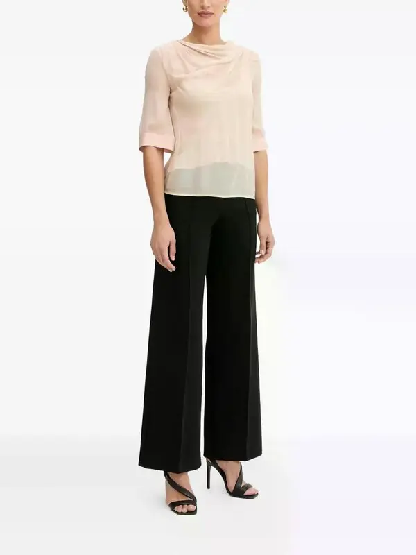 Pinko Draped Cowl-neck Blouse