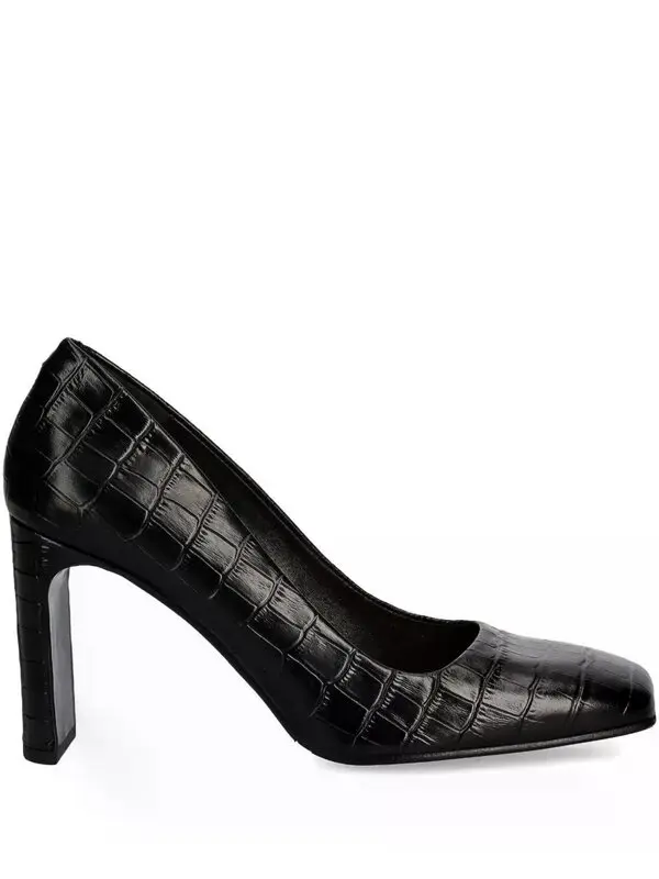 BILLI BI 70mm Crocodile-embossed Heeled Pumps