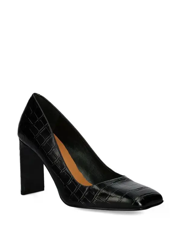 BILLI BI 70mm Crocodile-embossed Heeled Pumps