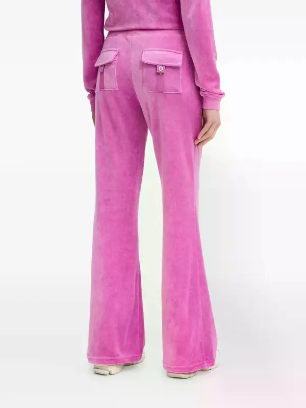 Juicy Couture Embroidered Patch-pocket Trousers