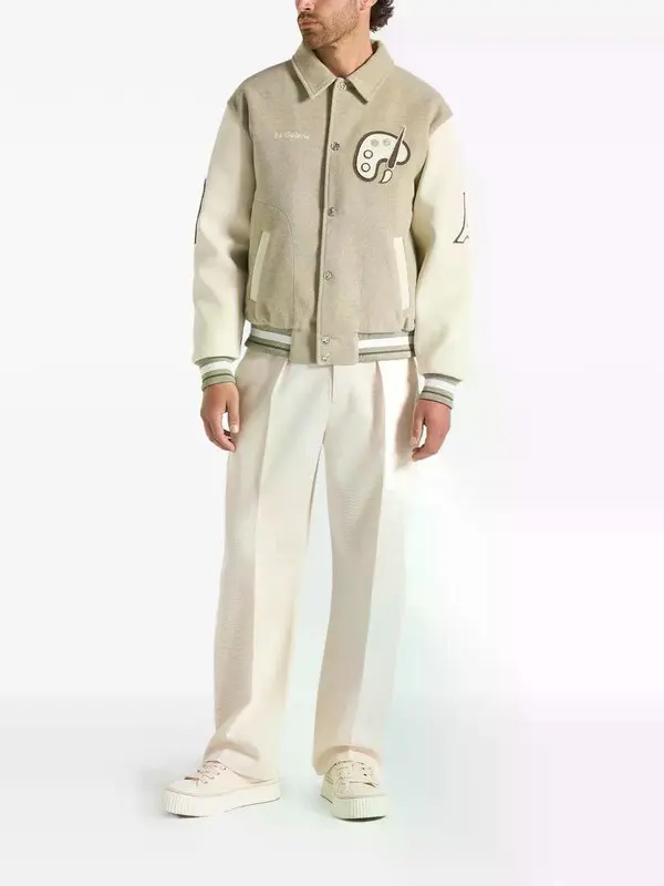 Manière De Voir Le Galerie Varsity Jacket - Neutrals
