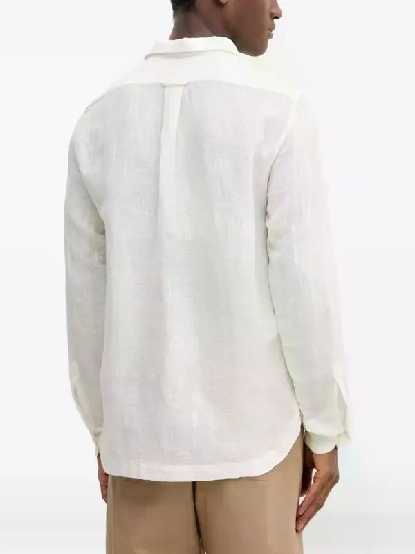 Barena Venezia Long-sleeved Polo Shirt - White