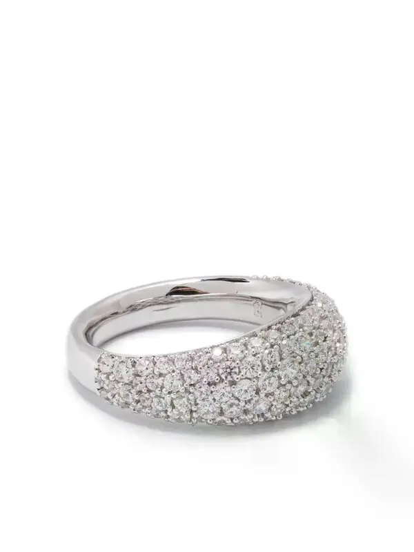 SWAROVSKI Sublima Pavé-set Dome Ring - Silver