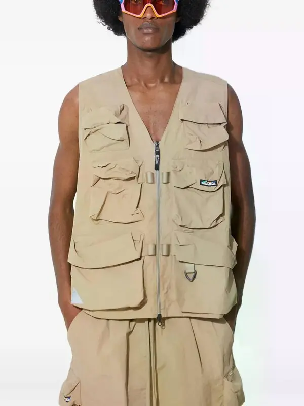 MANASTASH Multi-pocket Mesh-panel Vest