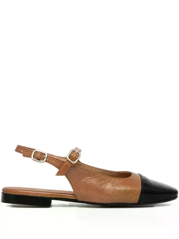 BILLI BI Slingback Cap-toe Ballet Flats